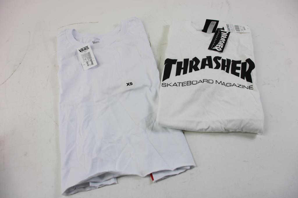 Thrasher T-shirt Size: XS, 2 Pieces | Property Room