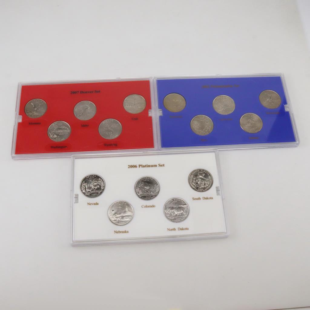 Three Statehood Quarter Mint Edition Collection Set | Property Room