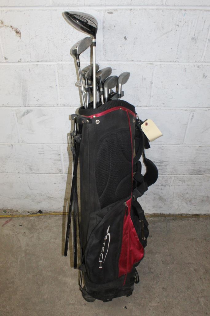 TI Tech Golf Bag With 12 Club Set | Property Room