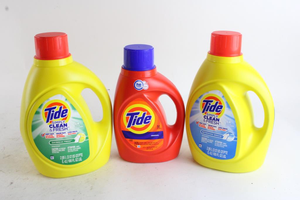 Tide Liquid Laundry Soap, 3 Pieces | Property Room