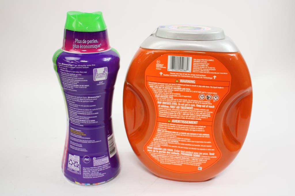 Tide Pods And Gain In Wash Scent Booster, 2 Pieces | Property Room