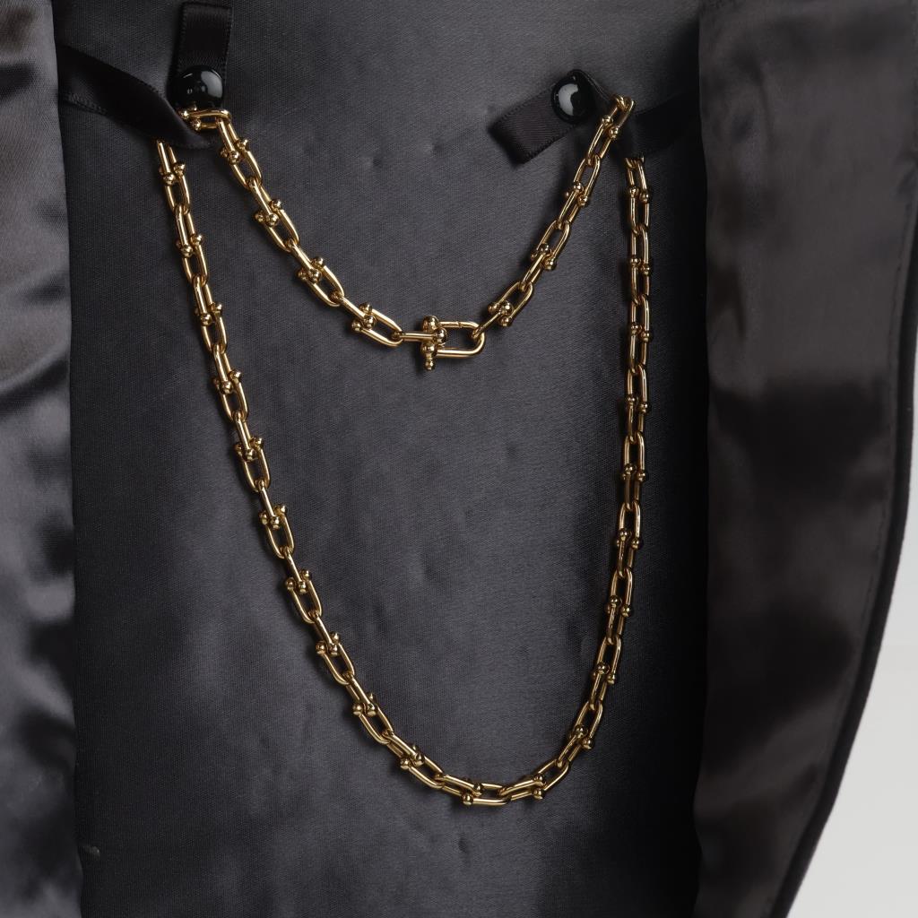 Tiffany & Co. 18kt Gold Hardware Link Necklace - Evaluated By Our ...