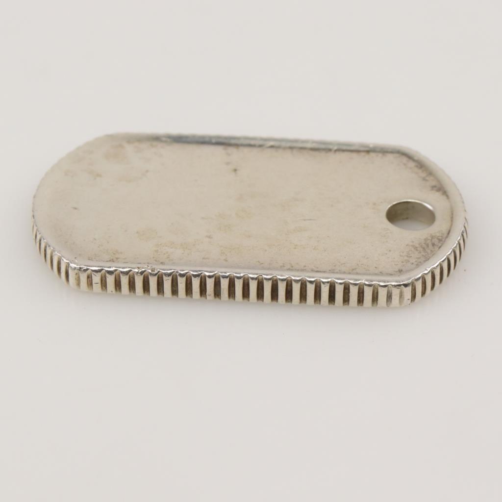Tiffany & Co. Sterling Silver Dog Tag Pendant | Property Room