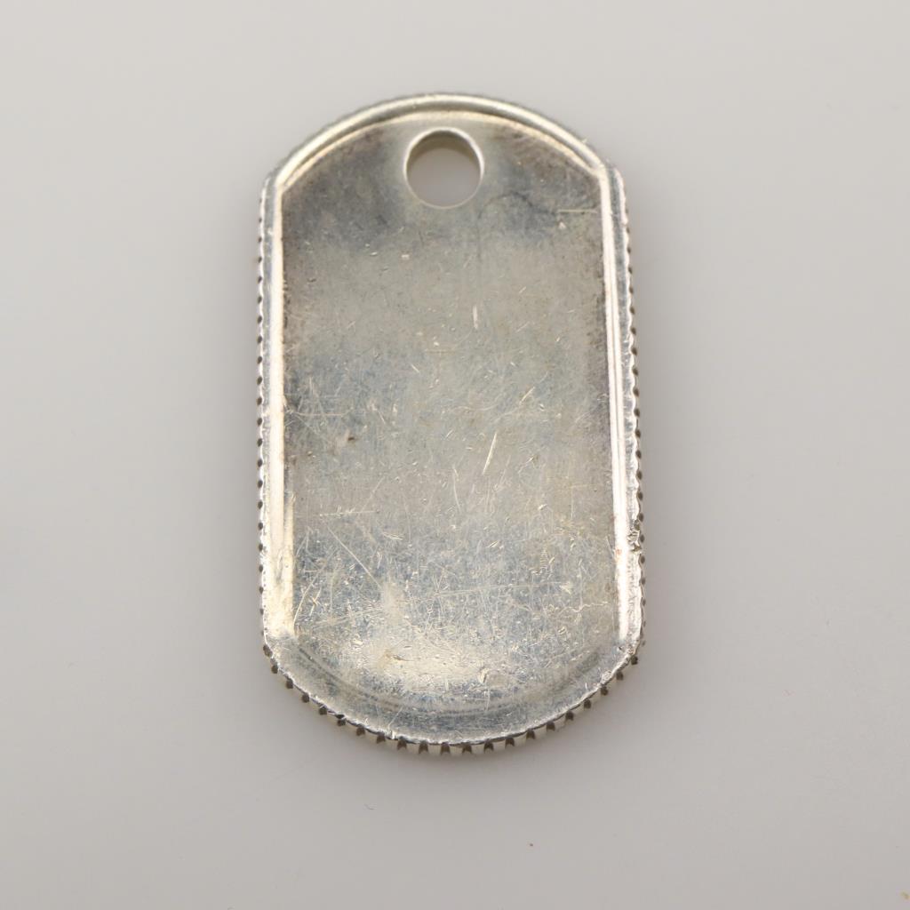 Tiffany & Co. Sterling Silver Dog Tag Pendant | Property Room