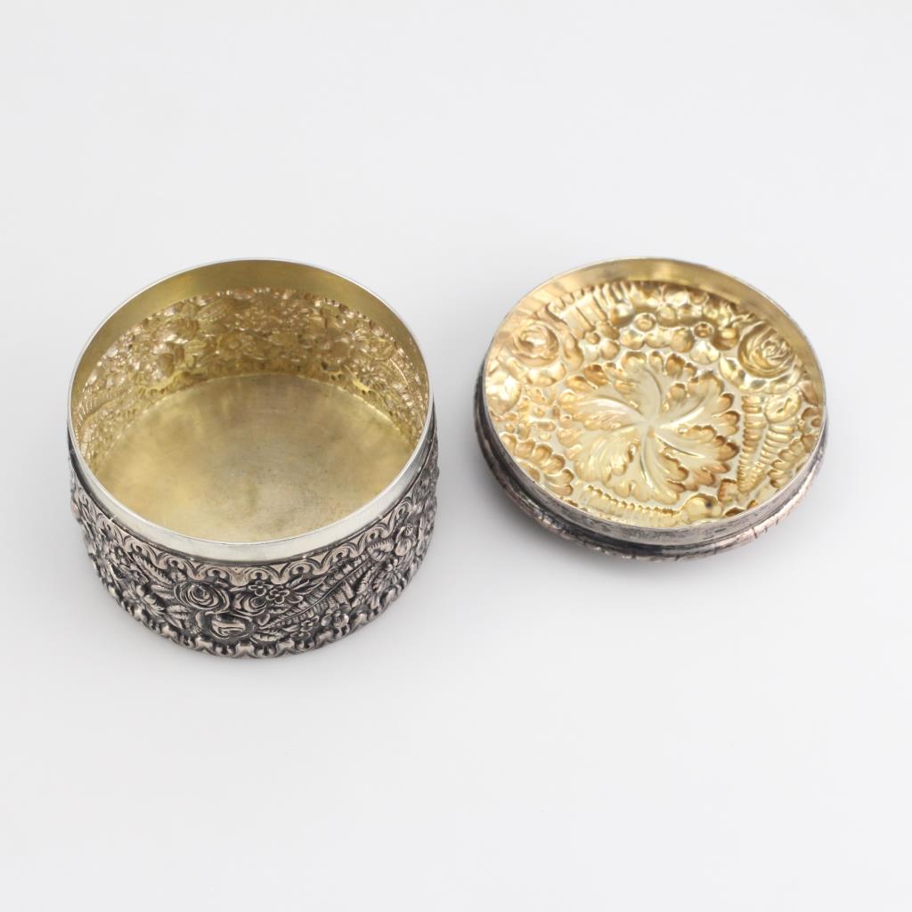 Tiffany & Co Sterling Silver Repousse Box | Property Room