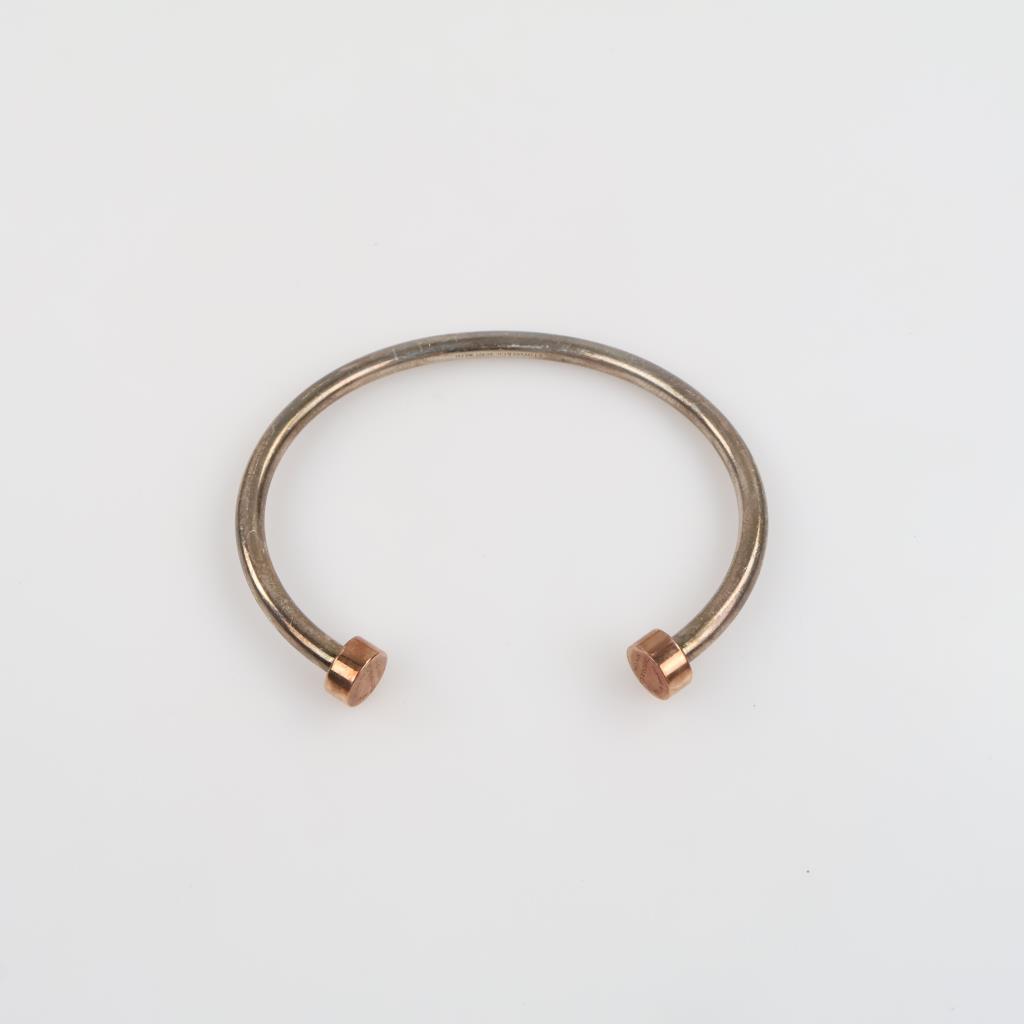 Tiffany & Co. Sterling Silver Return To Tiffany Narrow Circle Edge Cuff ...