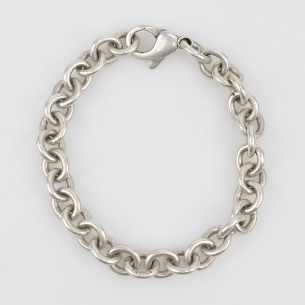 Tiffany & Co. Sterling Silver Round Link Bracelet | Property Room