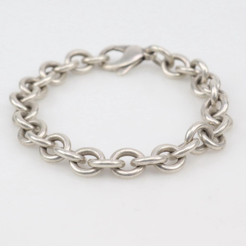 Tiffany & Co. Sterling Silver Round Link Bracelet | Property Room
