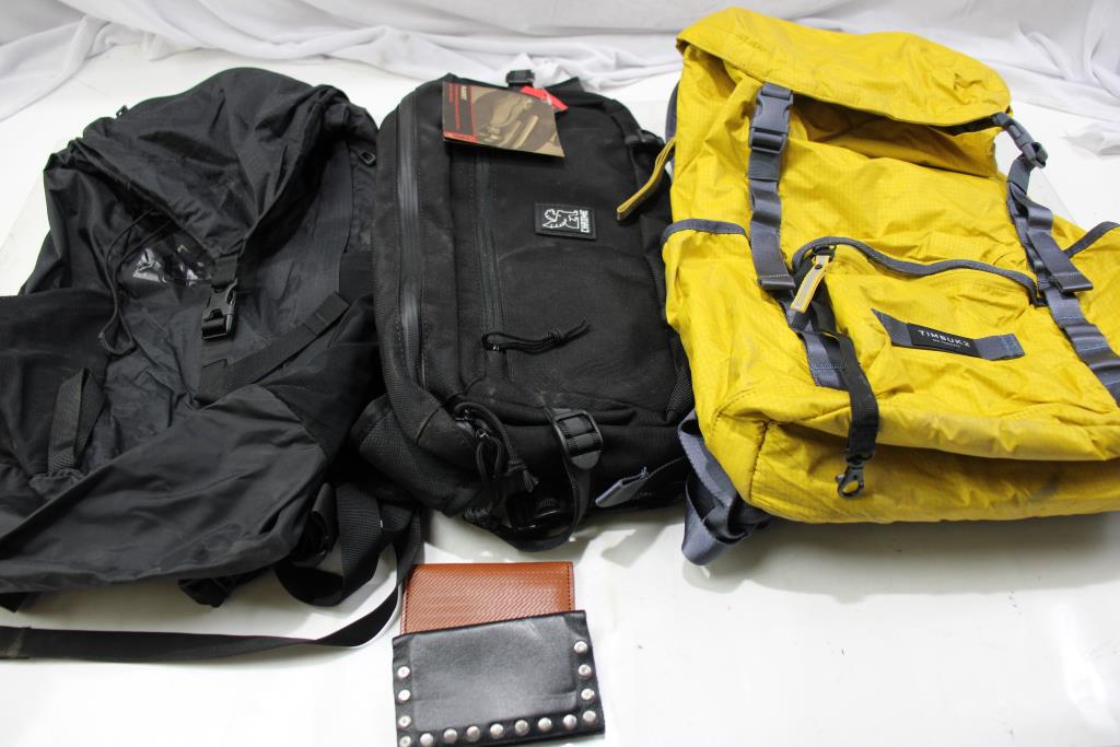 Timbuk2 Sanfrancisco Yellow/Charcoal Grey Backpack And 4 Others ...