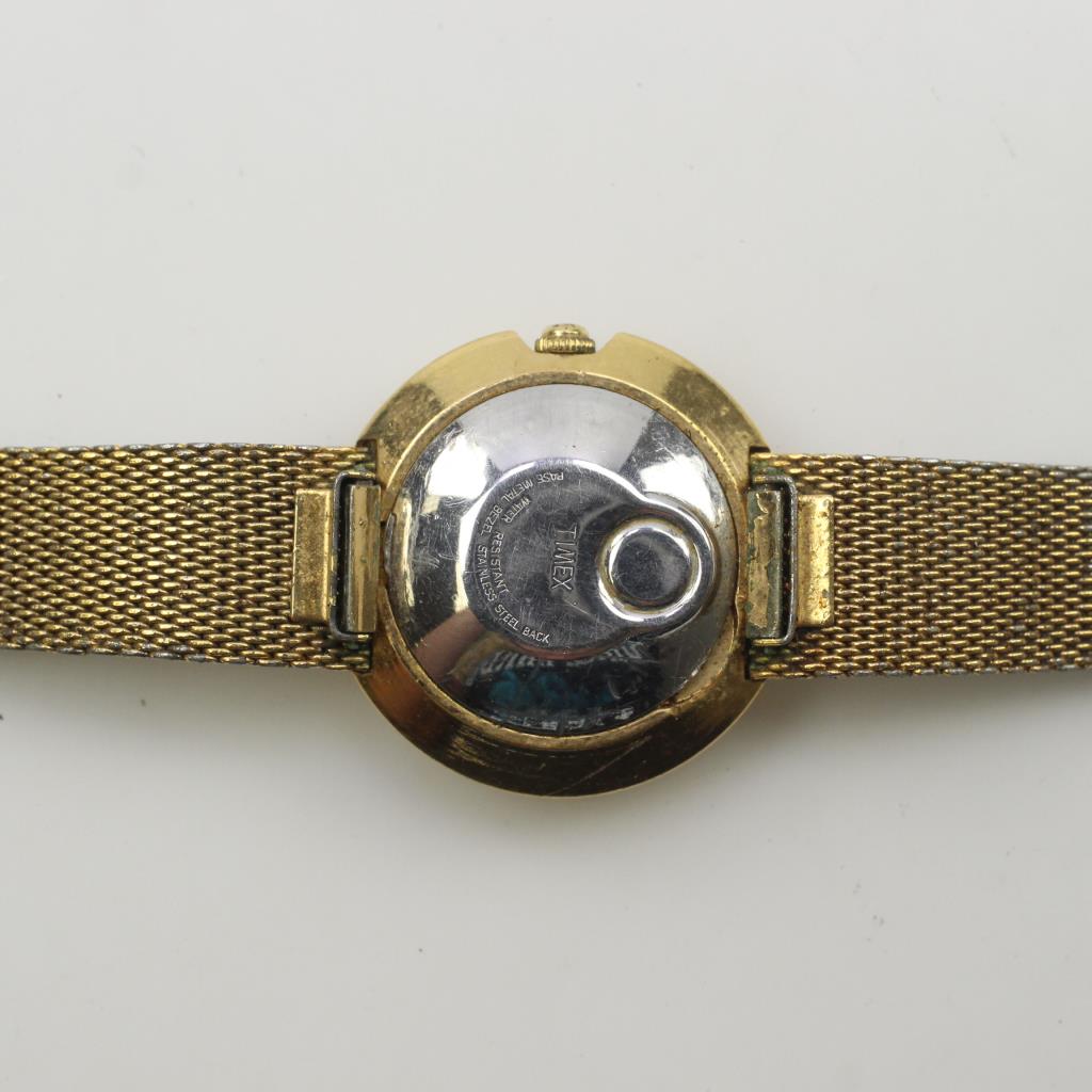 Timex Electric Red Dial 10kt GP Watch | Property Room