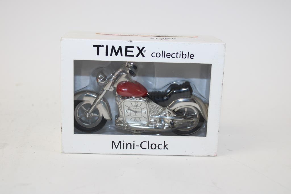 TIMEX Motorcycle Mini-Clock | Property Room