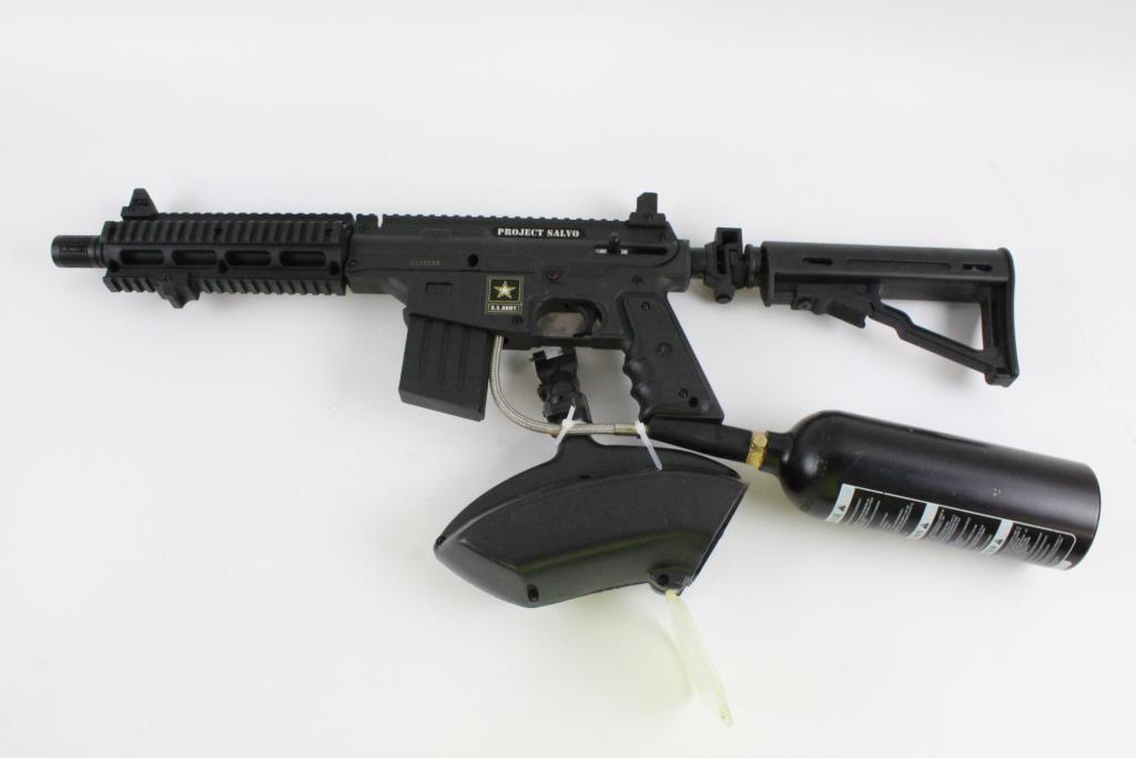 Tippmann U.S. Army Project Salvo Paintball Gun | Property Room