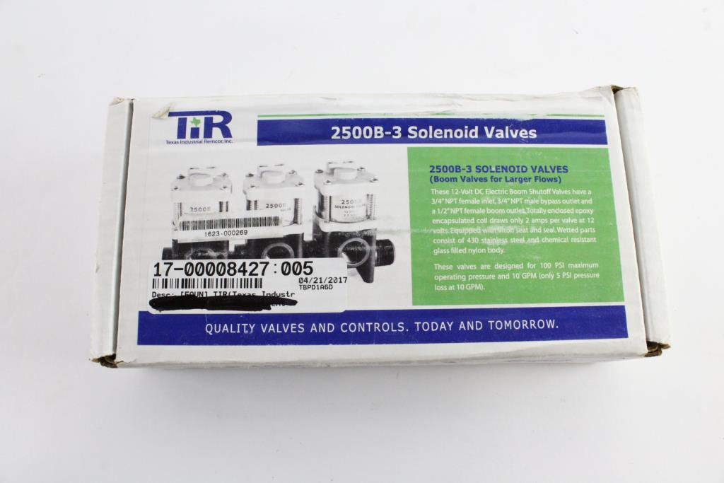 TIR Sprayer 3-Pack Solenoid Valves | Property Room