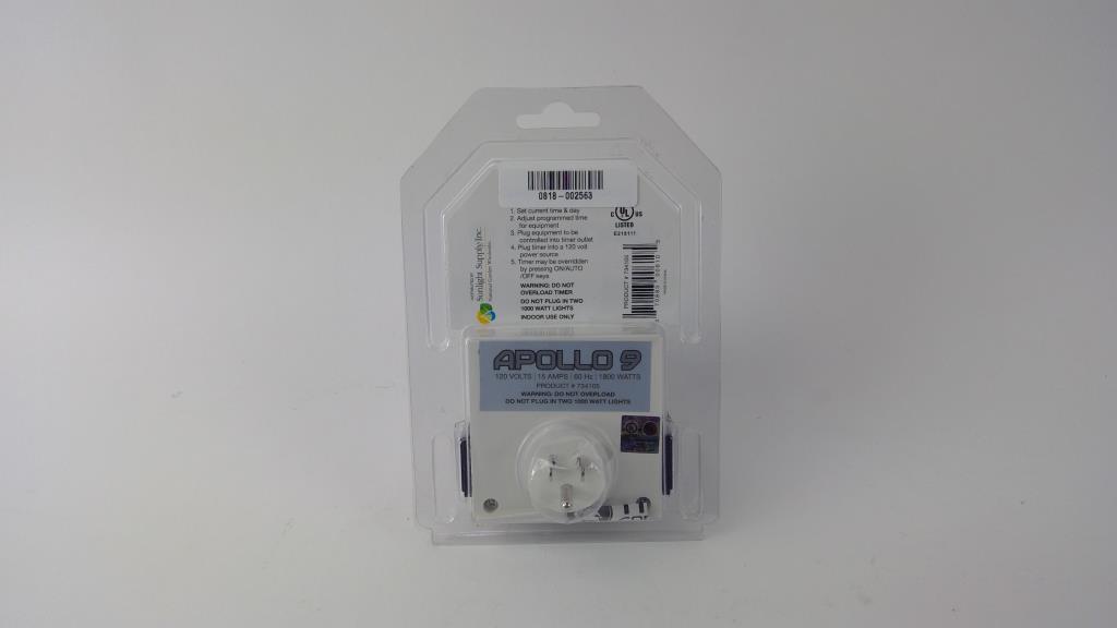 Titan Controls Apollo 9 Dual Outlet Digital Timer, 734105 | Property Room