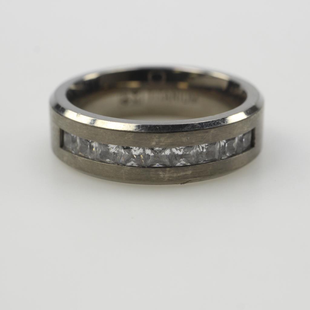 Titanium Clear Stone Band | Property Room