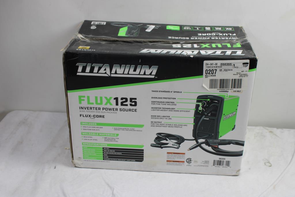 Titanium Flux 125 Inverter Power Source | Property Room