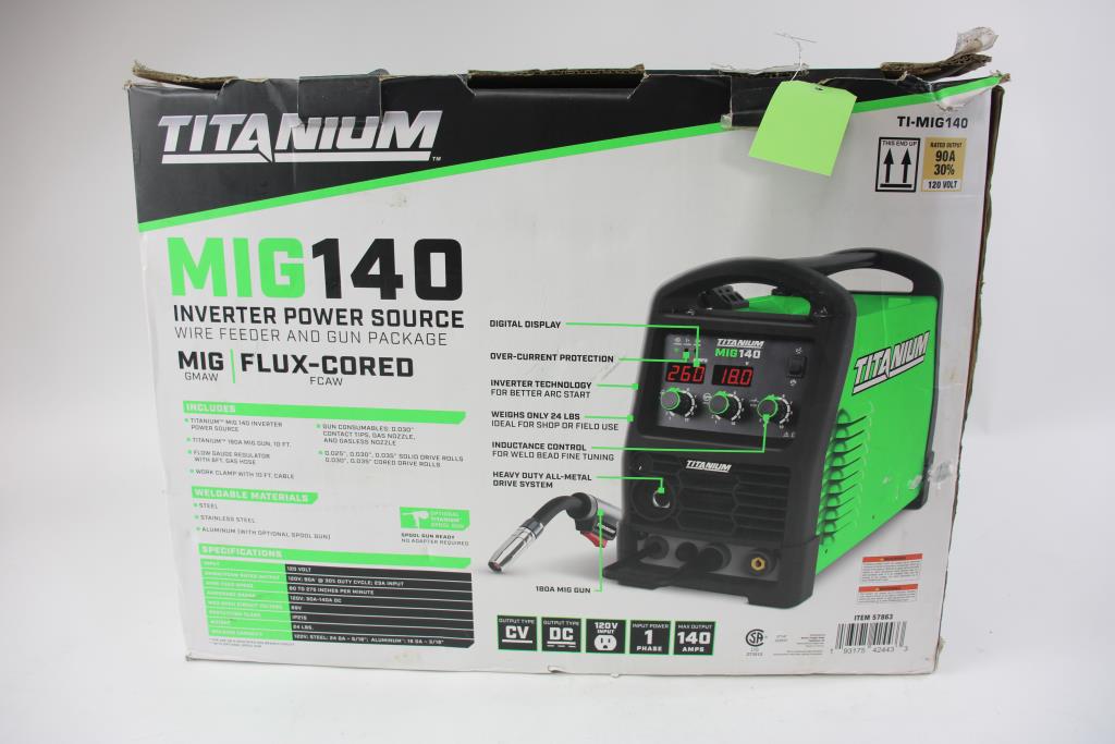 Titanium Inverter Power Source (model: MIG140) | Property Room