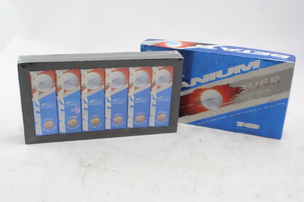 TiTech Beta Titanium 18 Piece Golf Ball Set | Property Room