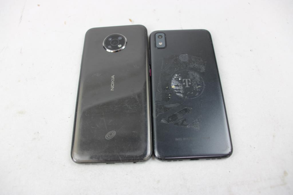 T-Mobile, Nokia Cell Phone Lot, 2 Pieces, Sold For Parts | Property Room