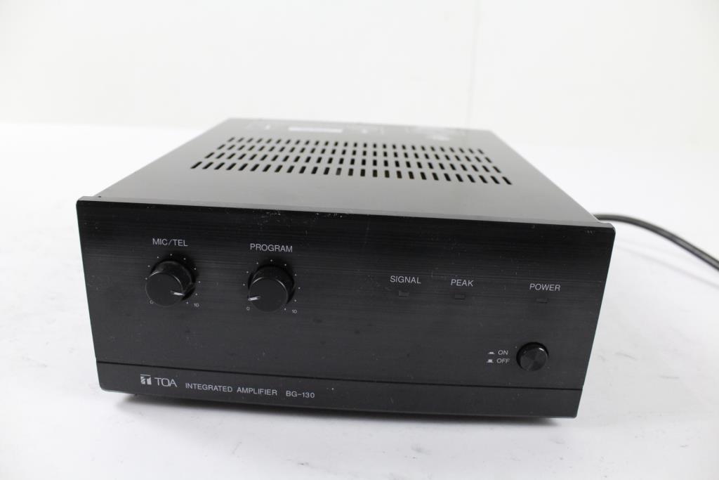 TOA BG-130 Integrated Amplifier | Property Room