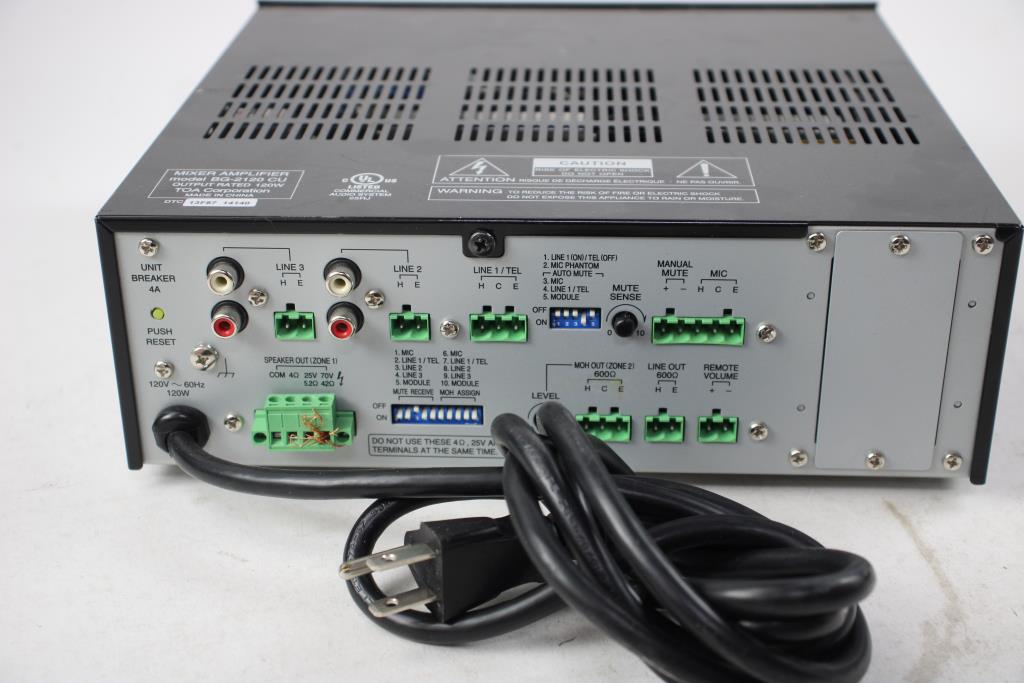 TOA Mixer Amplifier, BG-2120 | Property Room