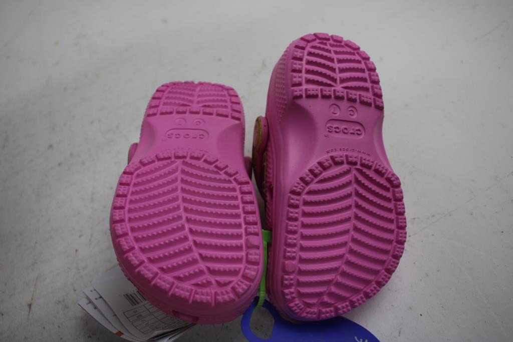 Toddler Girls Classic Disney Princess Light Up Crocs - Size C7 ...