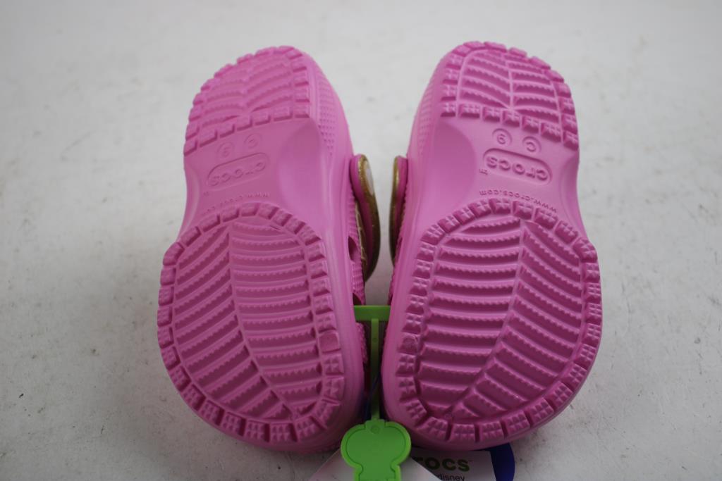 Toddler Girls Classic Disney Princess Light Up Crocs - Size C9 ...