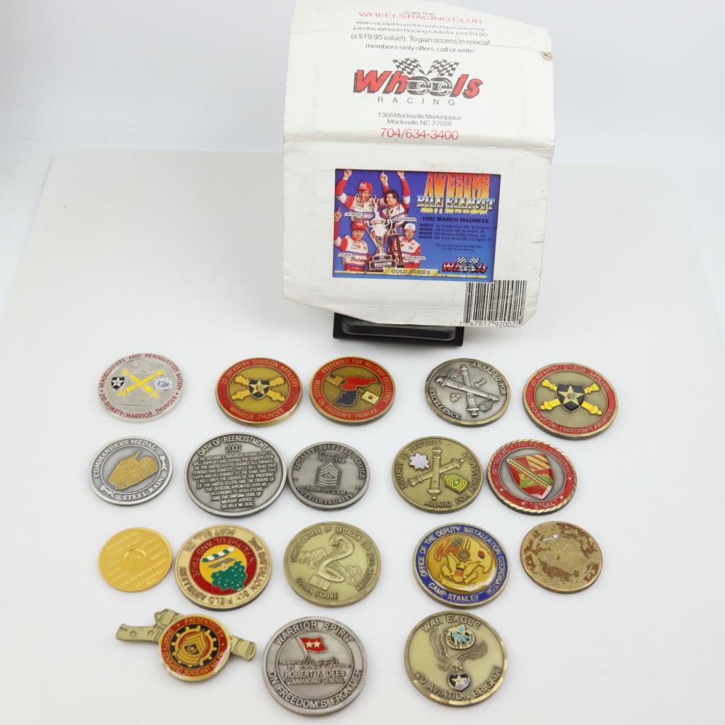 Tokens And Military Challenge Coins, 1.5+ Lbs | Property Room