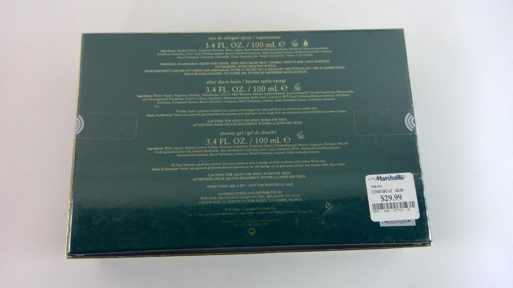 Tommy Bahamaeau De Cologne, After Shave Balm, Shower Gel | Property Room