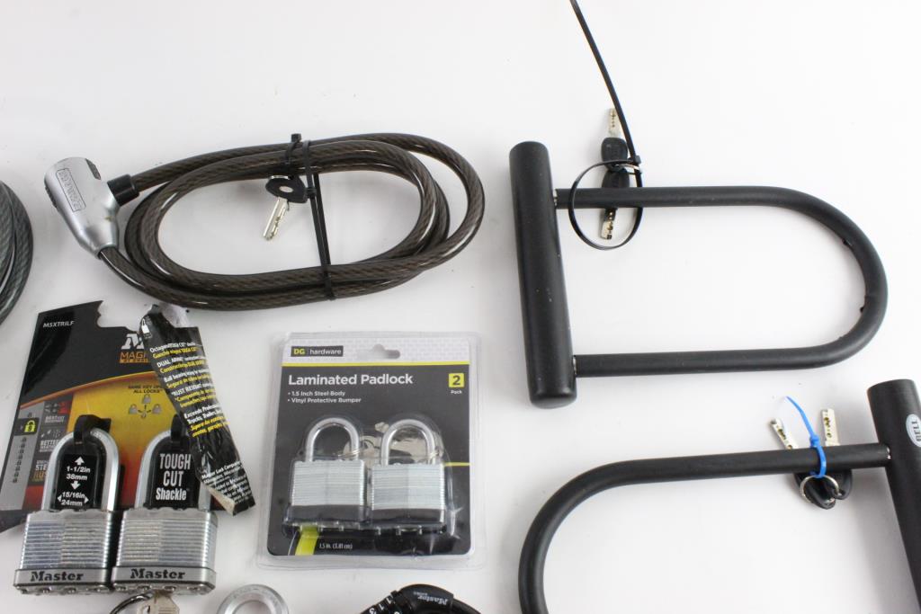 Tool Bench And Other Locks, 10+ Pieces | Property Room