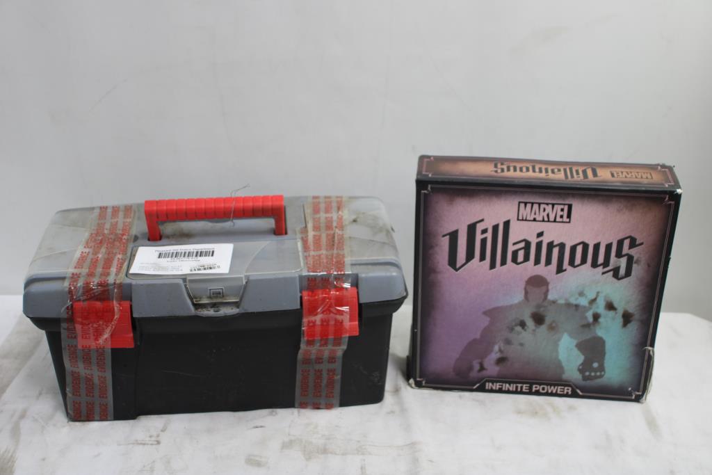 Toolbox + PS3 + Marvel Game | Property Room