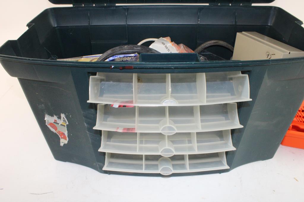Toolbox With Assorted Equipment, 5+ Pieces | Property Room