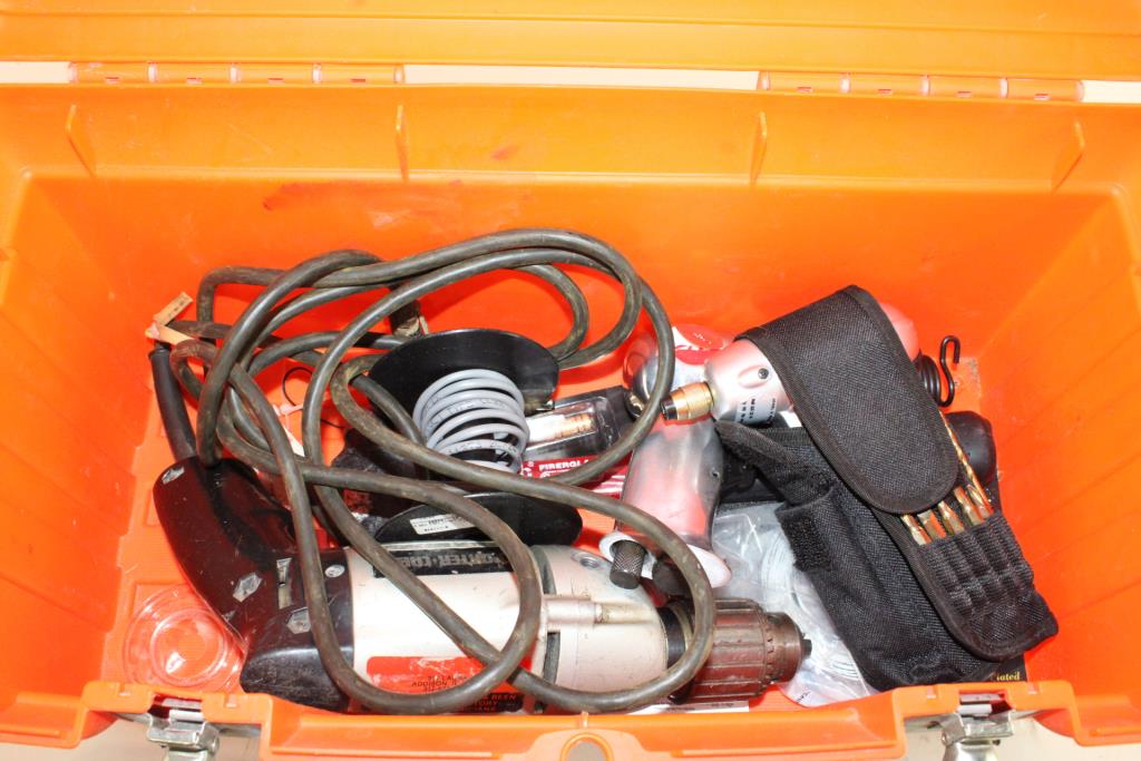 Toolbox With Assorted Tools & Equipment, 10+ Pieces | Property Room