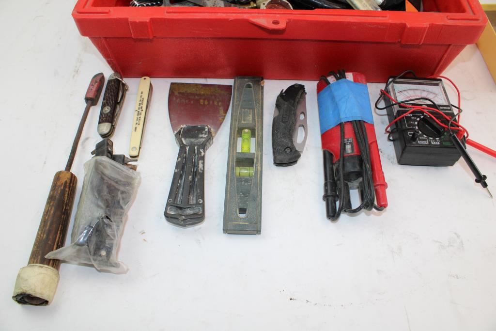 ToolMaster Tool Box W/assorted Tools & More; 5+ Pieces | Property Room