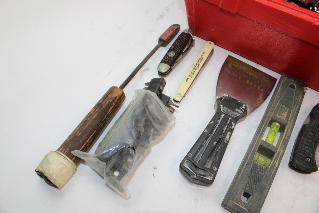 ToolMaster Tool Box W/assorted Tools & More; 5+ Pieces | Property Room