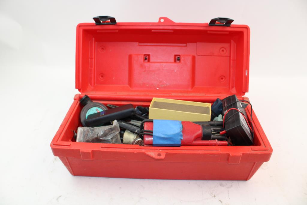 ToolMaster Tool Box W/assorted Tools & More; 5+ Pieces | Property Room