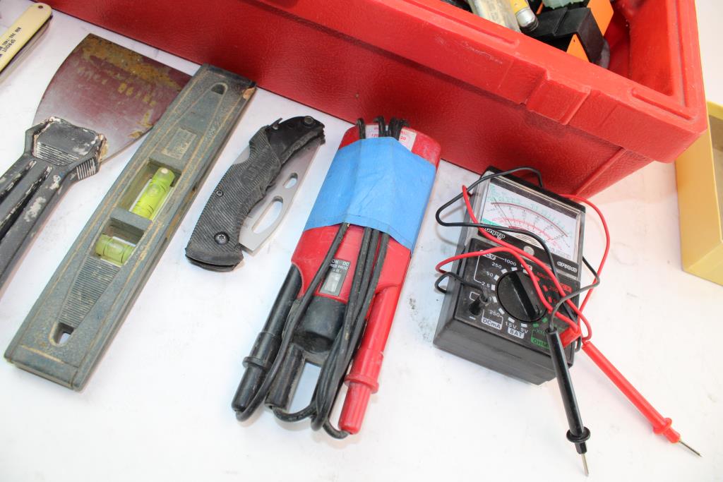 ToolMaster Tool Box W/assorted Tools & More; 5+ Pieces | Property Room