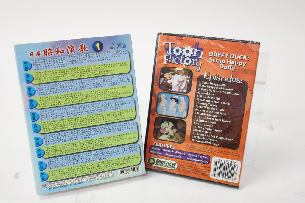 Toon Factory And Other Dvd's 4 Pieces | Property Room