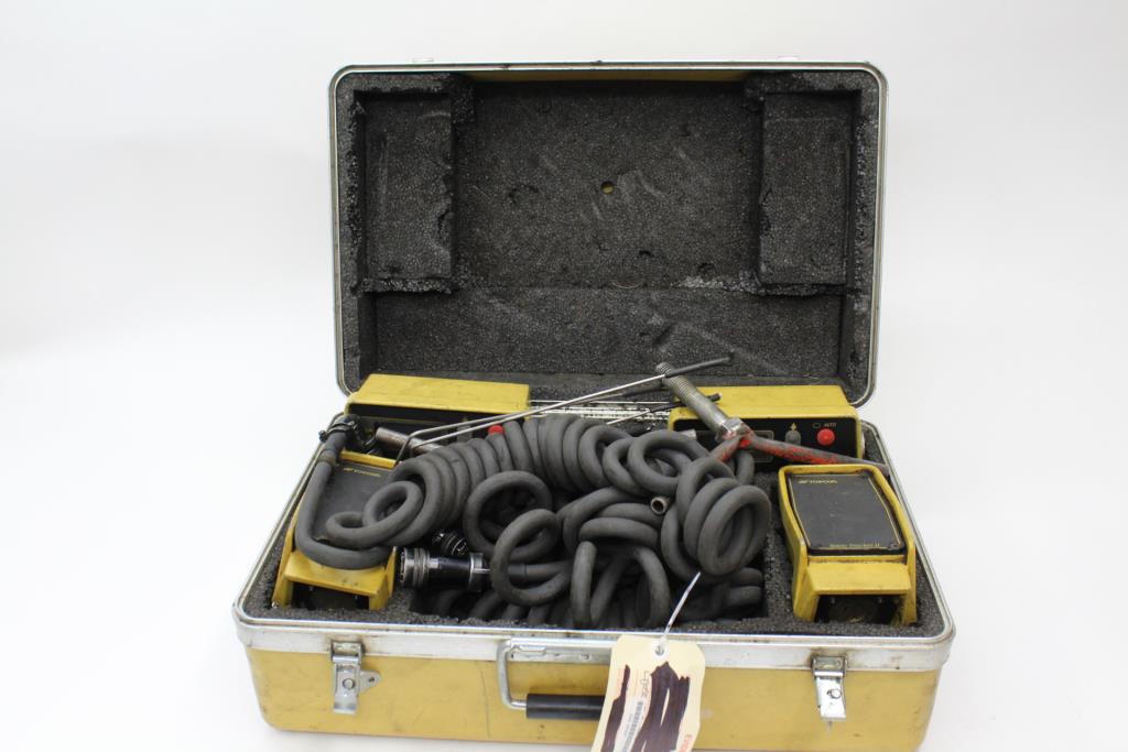 Topcon System 5 Control Boxes And Sonic Tracker 2's. 5 + Pieces ...