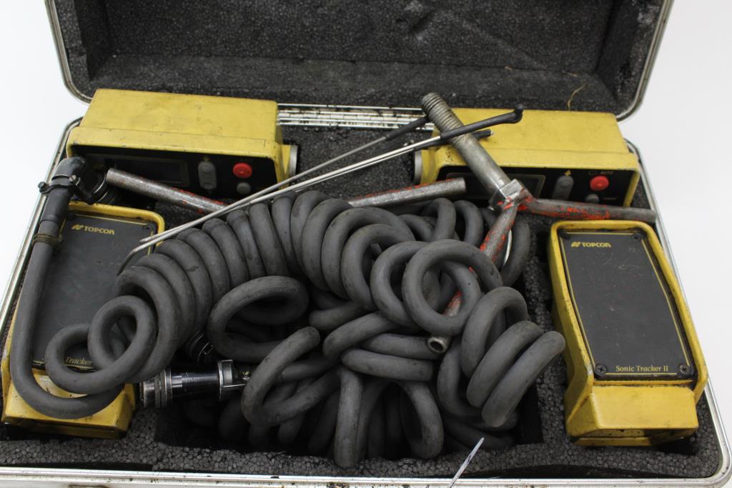 Topcon System 5 Control Boxes And Sonic Tracker 2's. 5 + Pieces ...