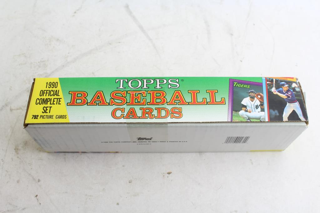 Topps 1990 Baseball Factory Set: 792 Cards | Property Room