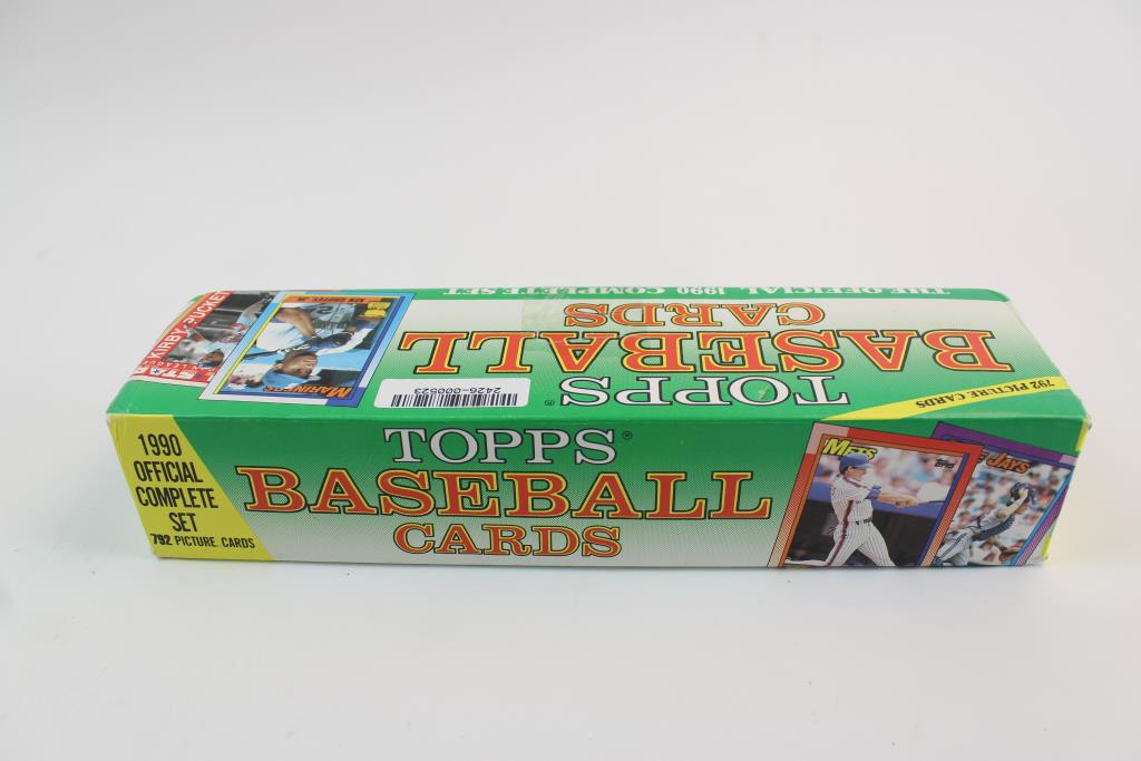 Topps Baseball Cards The Official 1990 Complete Set, 700+ Pieces ...