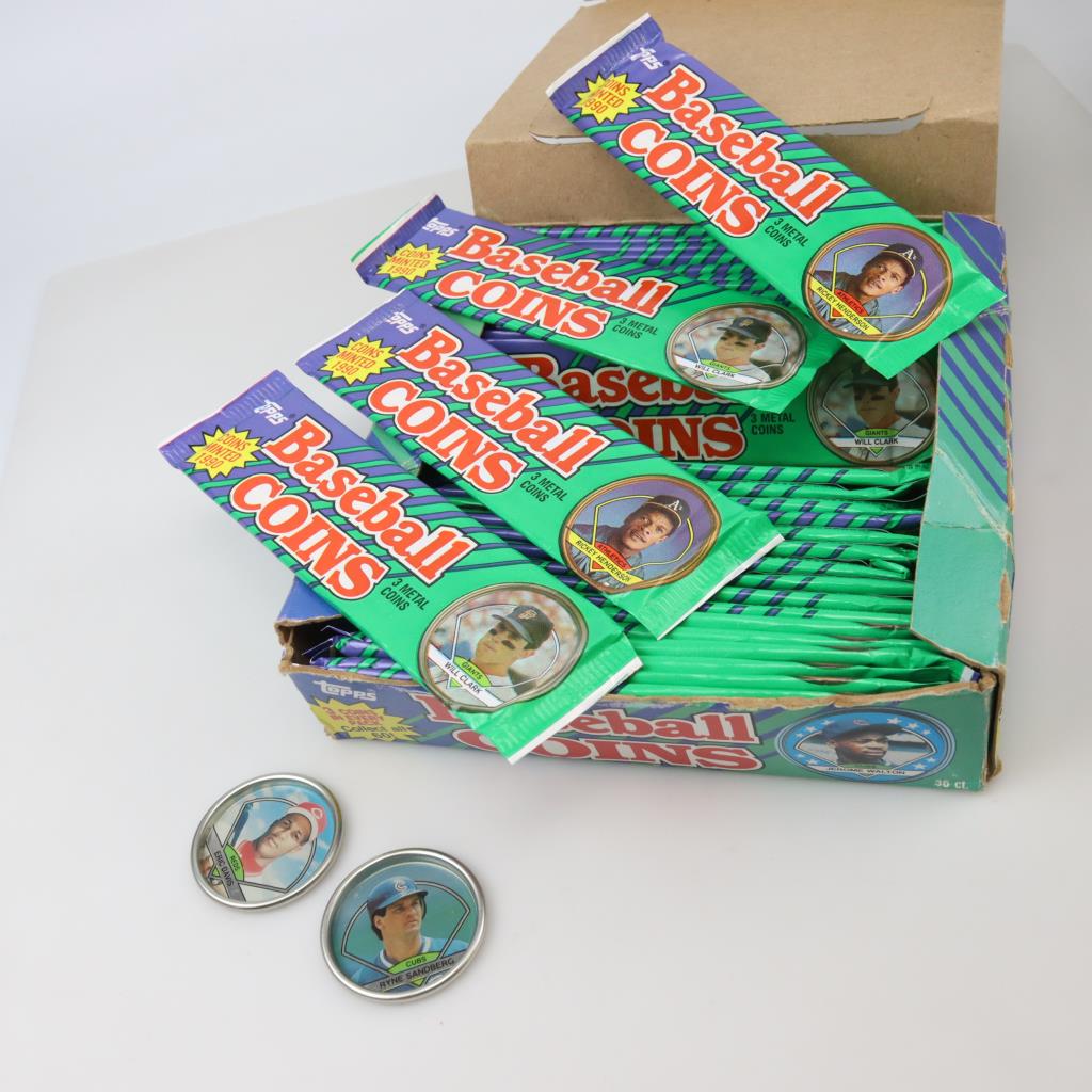 Topps Baseball Coin Pack Box Set, 27+ Packs | Property Room