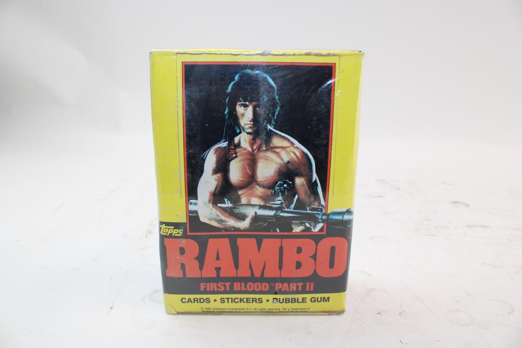 Topps Rambo First Blood Part II Trading Card Set | Property Room