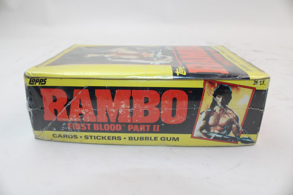 Topps Rambo First Blood Part II Trading Card Set | Property Room