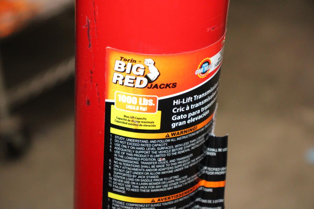 Torin Big Red Jacks High Lift Transmission Jack | Property Room