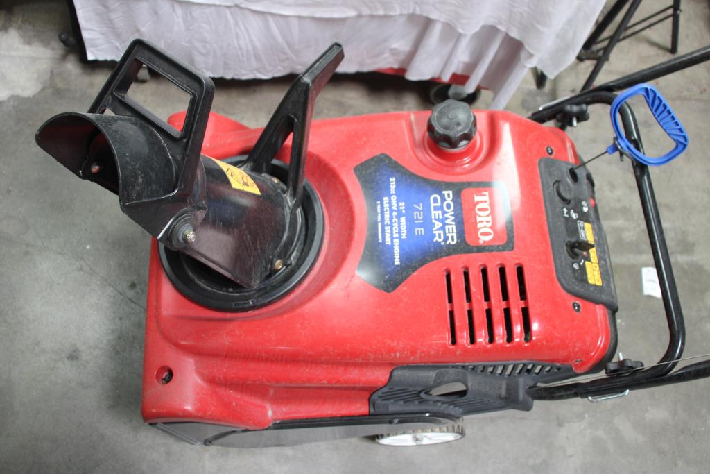 Toro Power Cycle 21" 212cc OHV 4-cycle Engine Snow Blower | Property Room