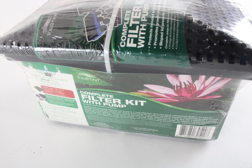 Total Pond Filter Kit With Pump | Property Room