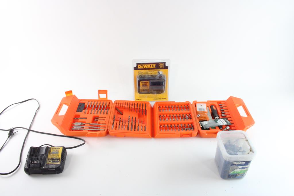 Tote With Tools, Battery Chargers & More, 10+ Pieces | Property Room