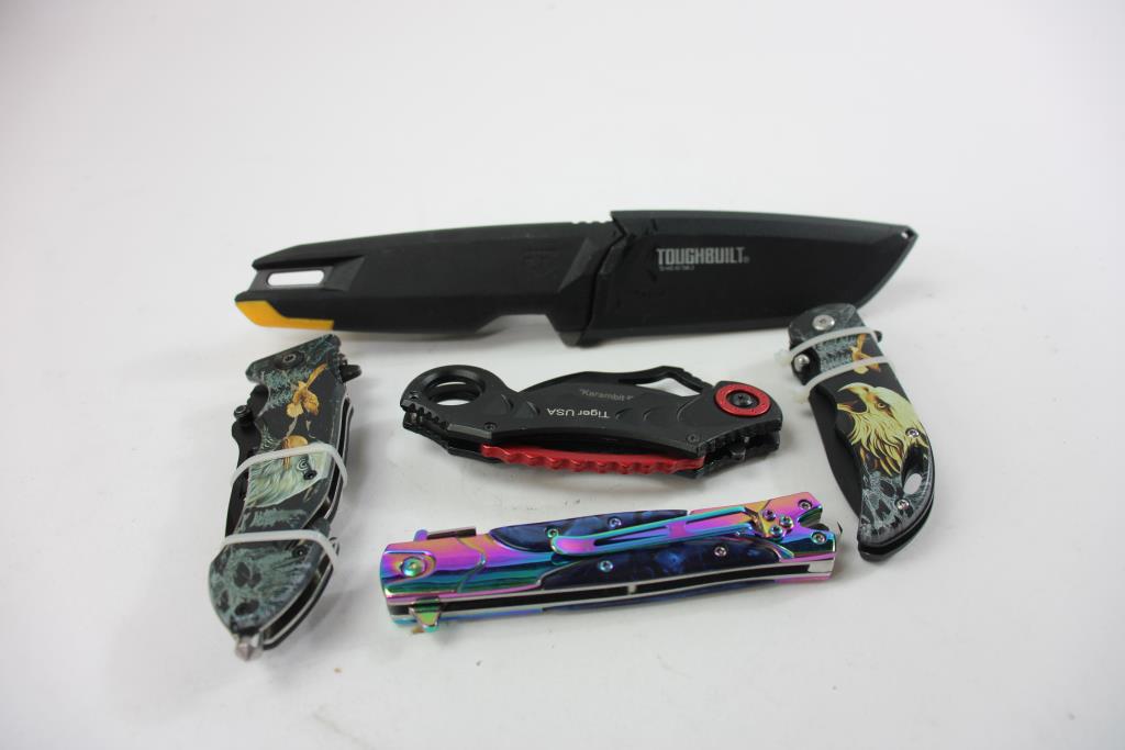 Toughbuilt And Other Knives, 5 Pieces | Property Room